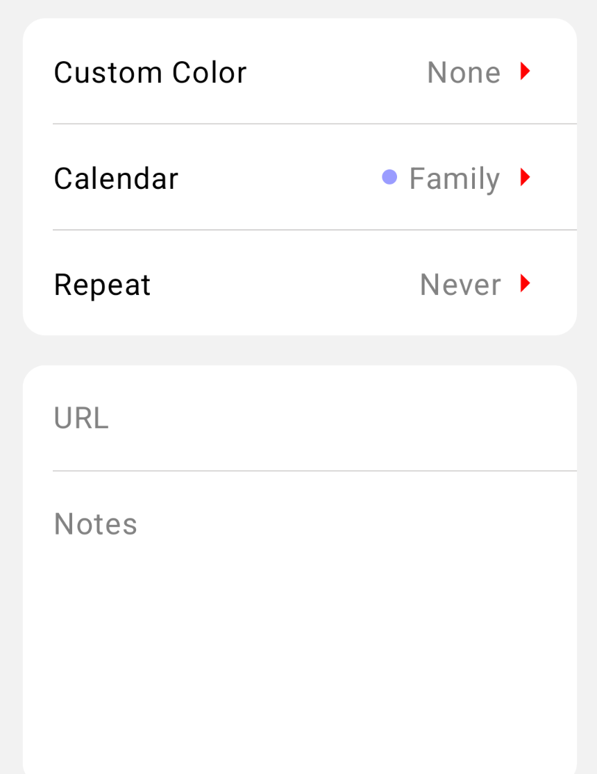 WeekCal Android - Creating and Managing Events – Week Calendar