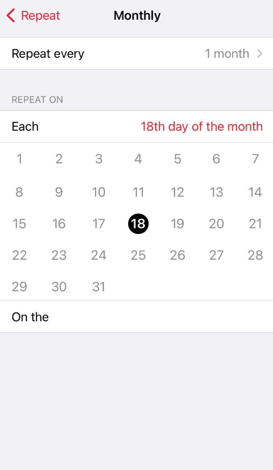 WeekCal - Creating and Canceling Repeating Events – Week Calendar