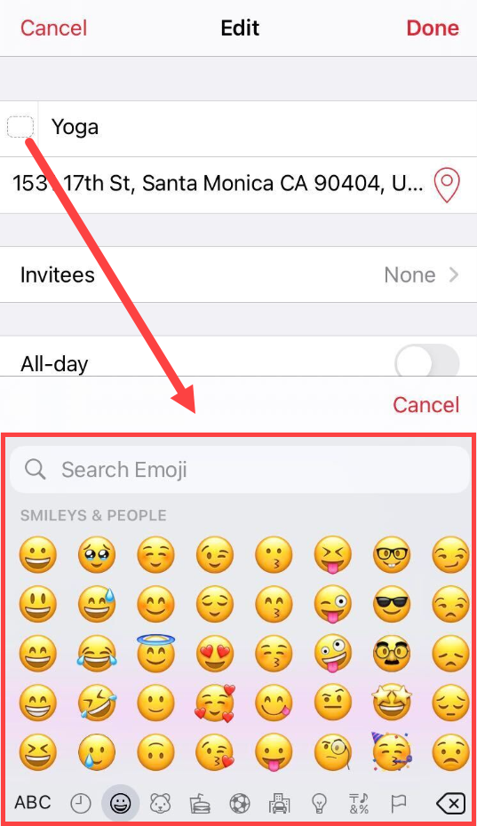WeekCal - Adding Icons or Emojis to Events – Week Calendar