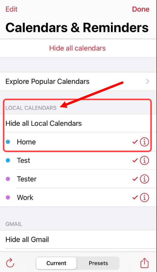 WeekCal - How to identify calendar type – Week Calendar